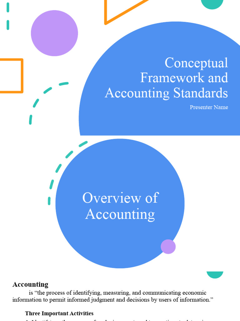 Accounting Concepts and Framework Overview | PDF | Deferred Tax ...