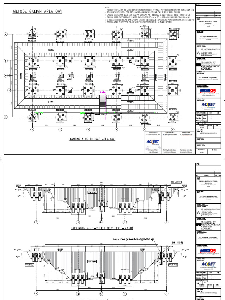 Metode Galian & Bobokan Pancang Area GWT r3 | PDF
