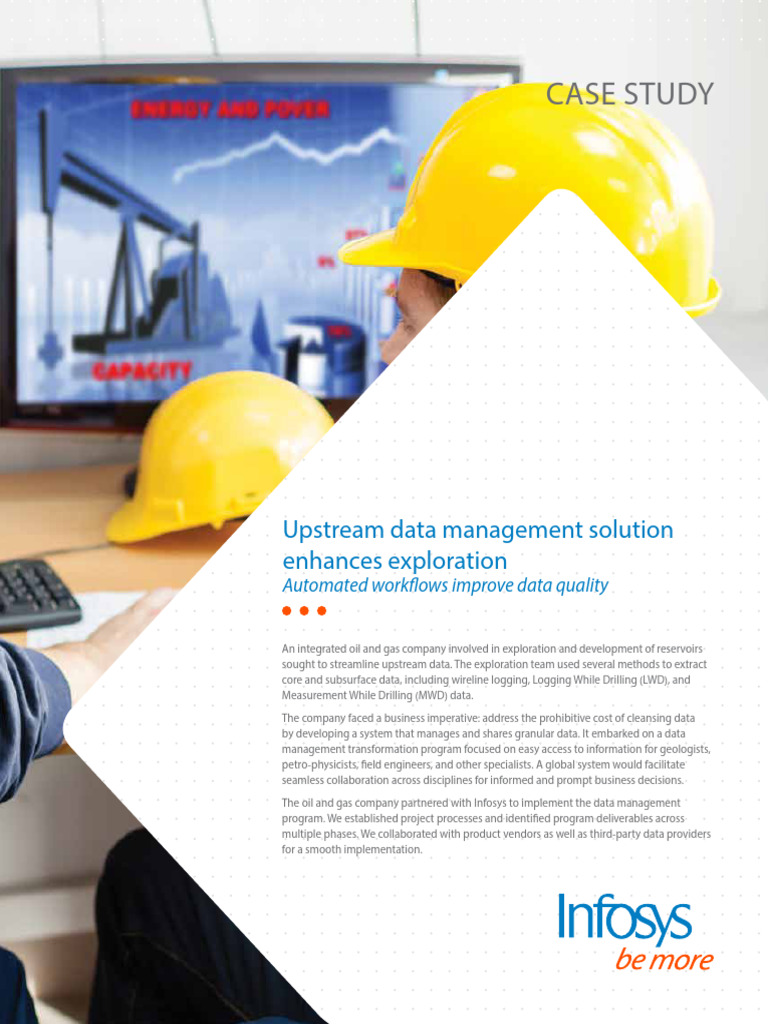 Upstream Data Management Solution Enhances Exploration | PDF | Data ...