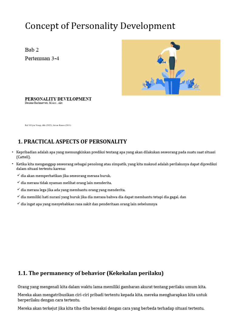 Concept of Personality Development | PDF