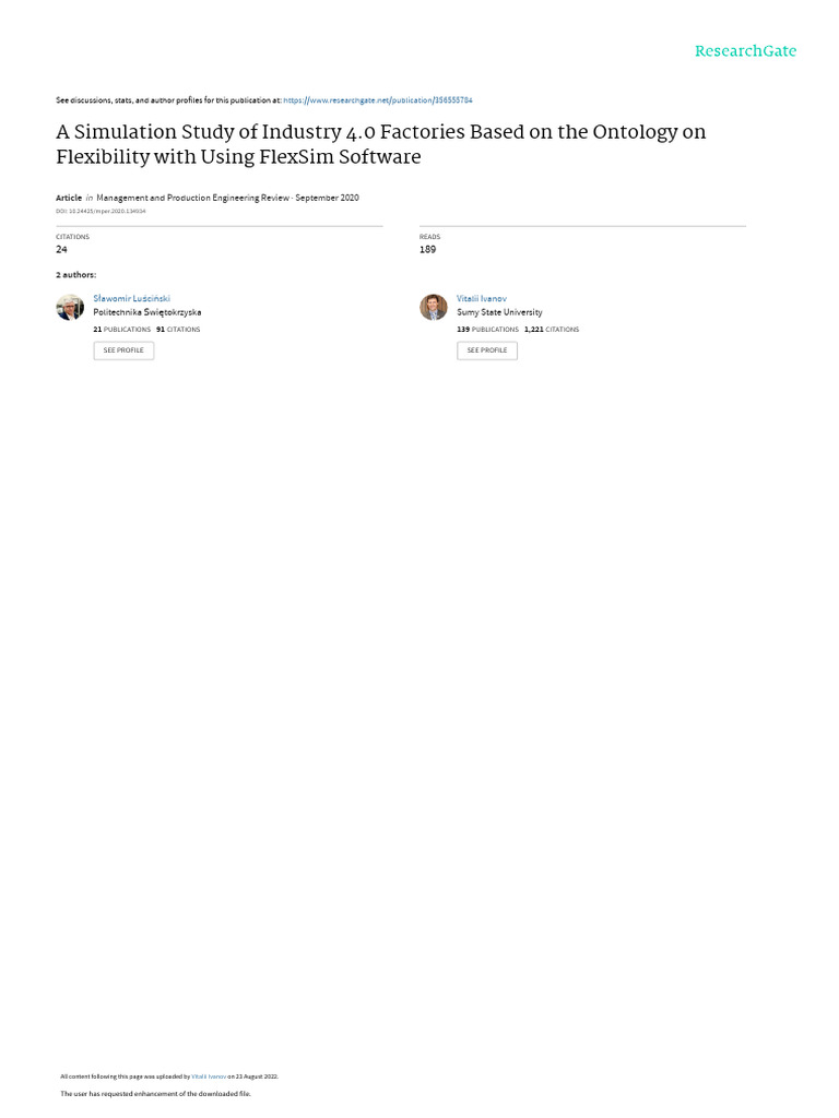 Flexsim | Download Free PDF | Simulation | Computer Science