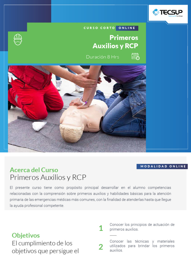 Primeros Auxilios y RCP | PDF
