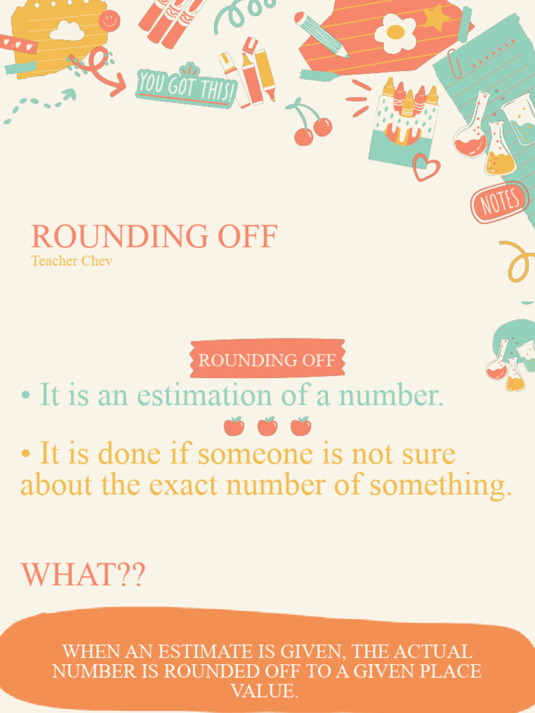 Rounding Off G4 | PDF