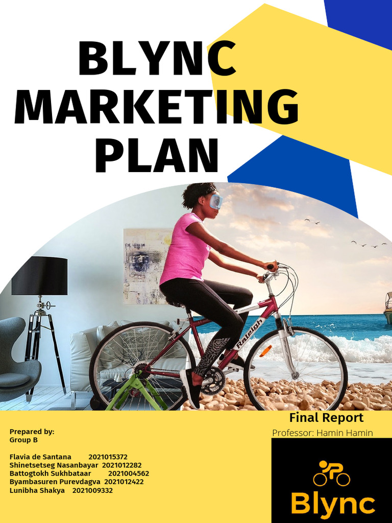 Blync Marketing Planning - Final Report Group | PDF | Finance & Money ...