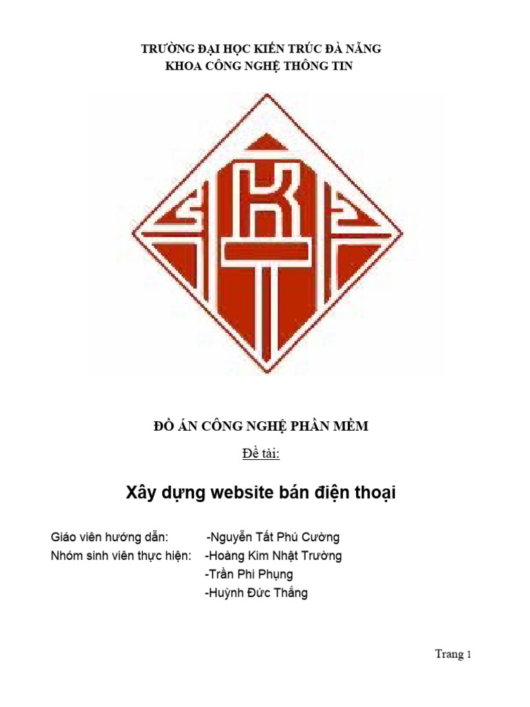 TTP Do An Cong Nghe Web | PDF