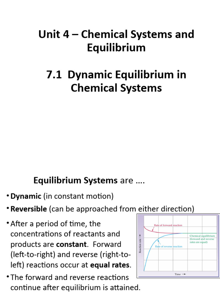 01 - 7.1 Introduction To Equilibrium | PDF | Chemical Equilibrium ...