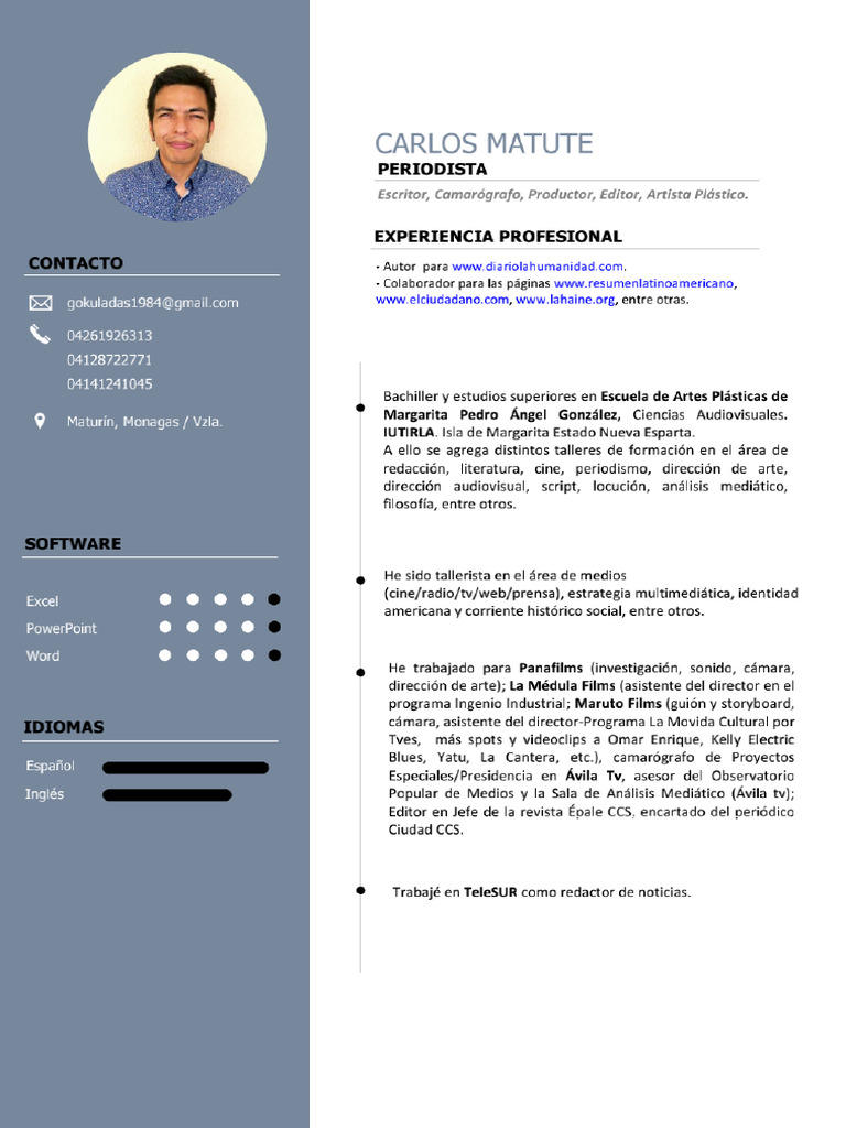 CV Carlos Matute | PDF