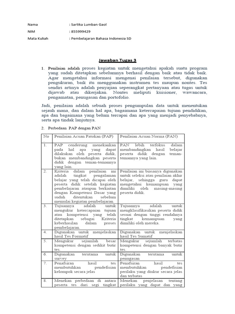 Tugas 3 Sartika | PDF Tugas 3 Sartika | PDF