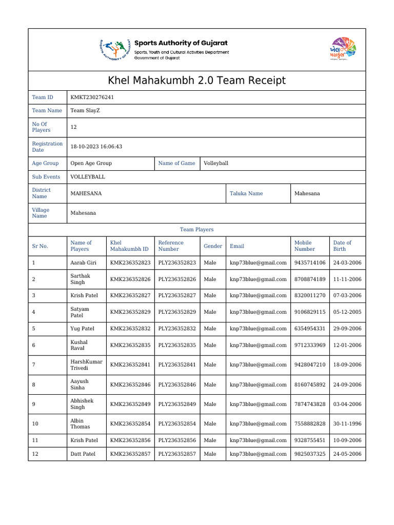 KMKT230276241 Receipt | PDF