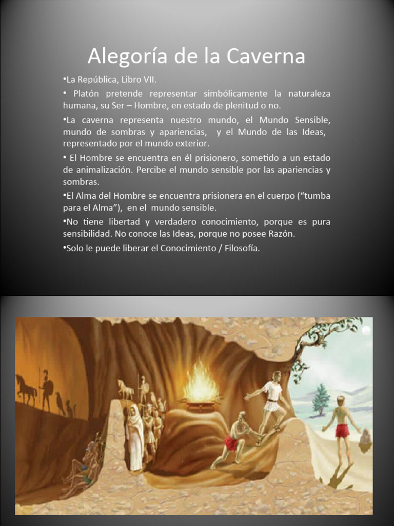 Alegoría de La Caverna | PDF