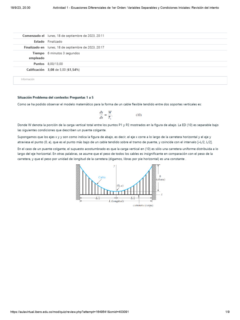 Act - 1 - Intento 2 | PDF | Ecuaciones | Ecuaciones diferenciales