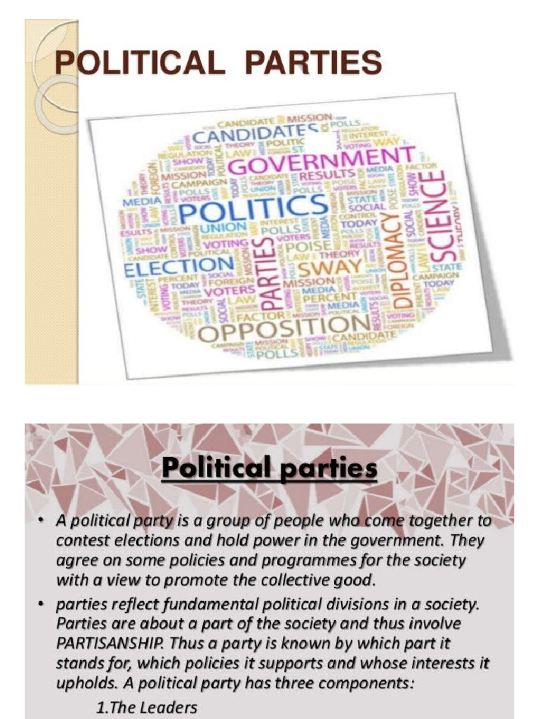 Class10 SST Civics Political Parties | PDF