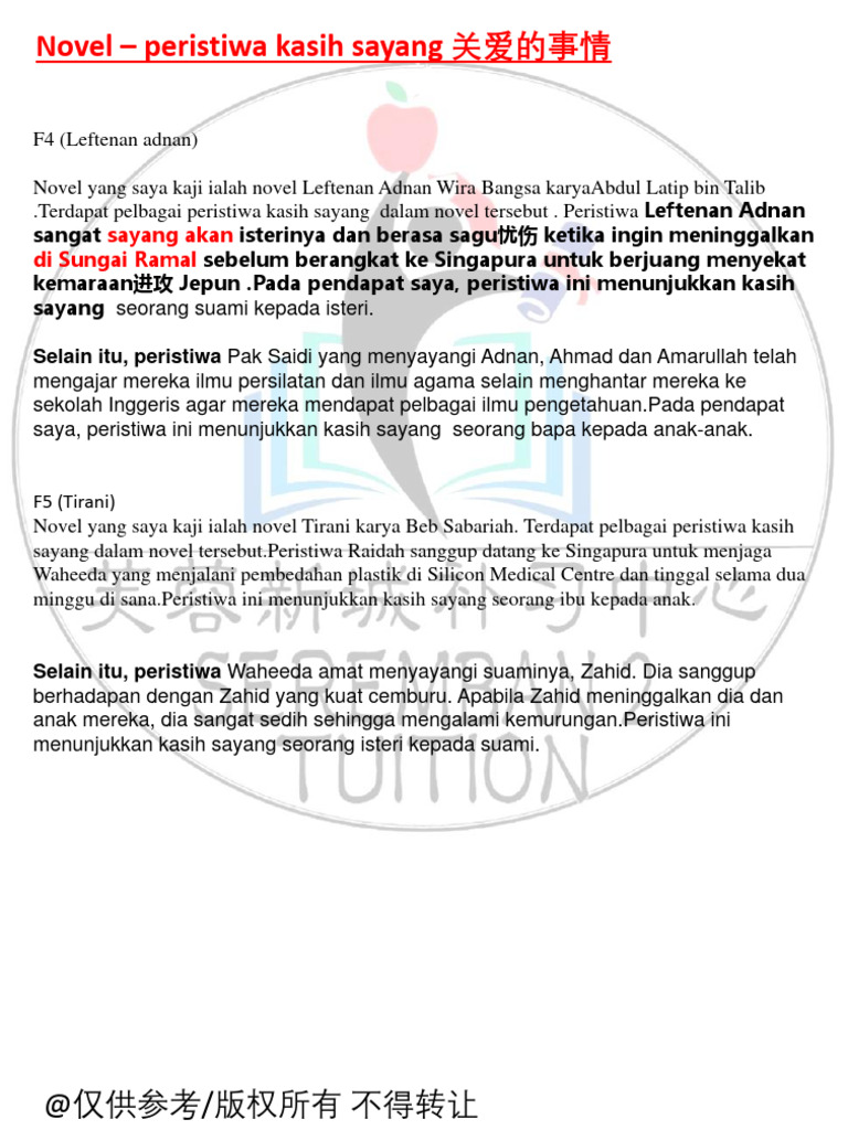 Novel Dan Cara Karangan Pdf