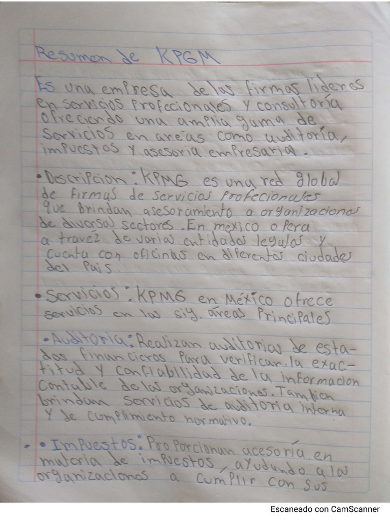 6.-RESUMEN KPMG Montalvo 3B 21 EVIDENCIA PE | PDF