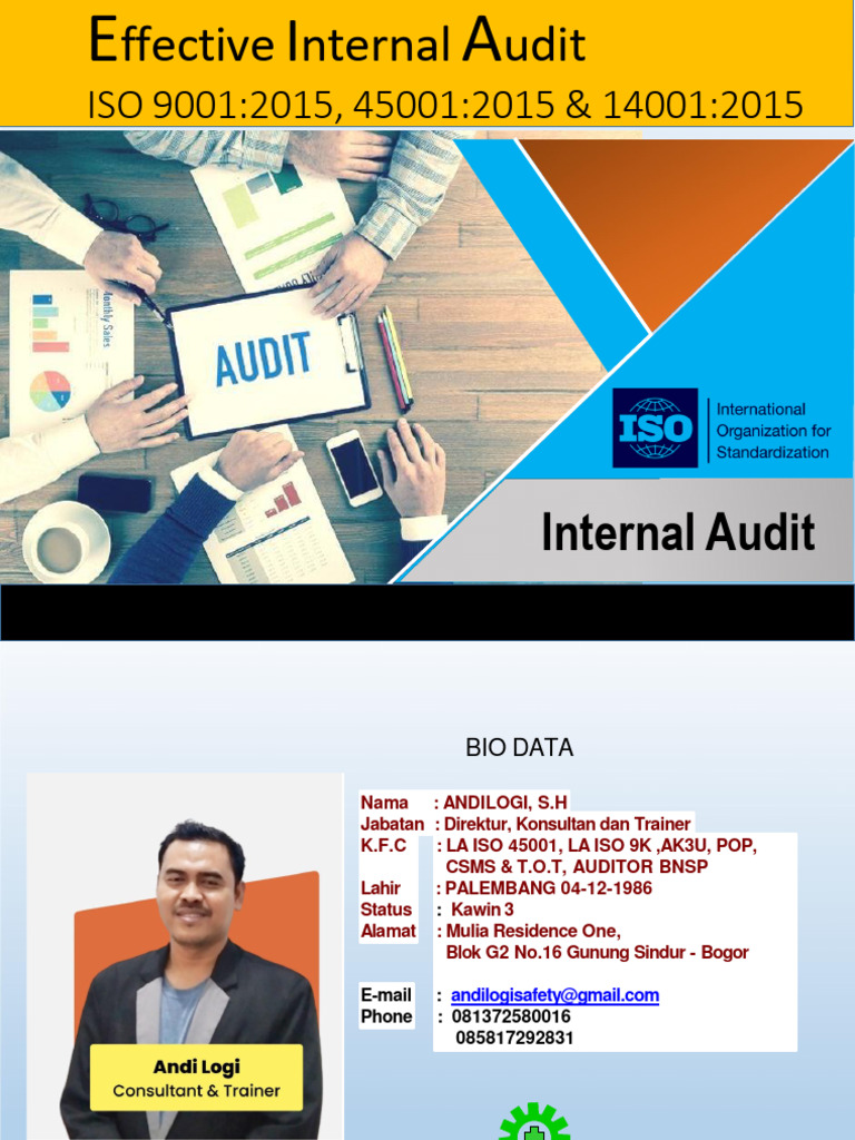 Materi Internal Audit QHSE | PDF