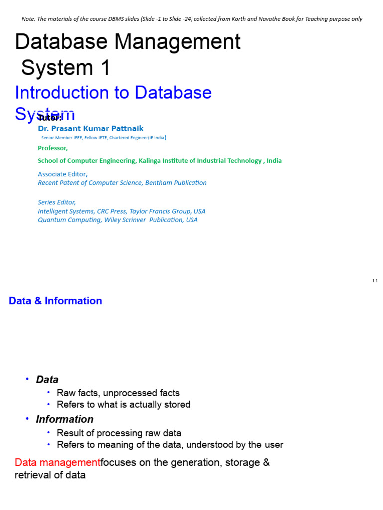 DBMS | PDF | Databases | Data Management