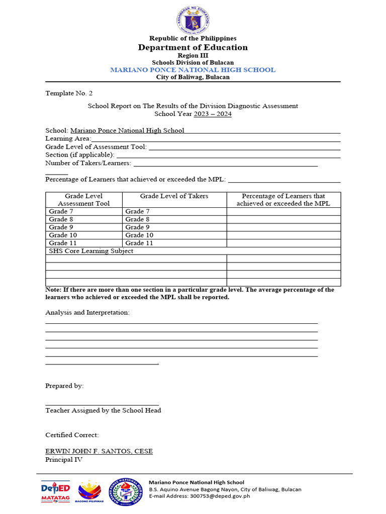 Template No. 2 | PDF