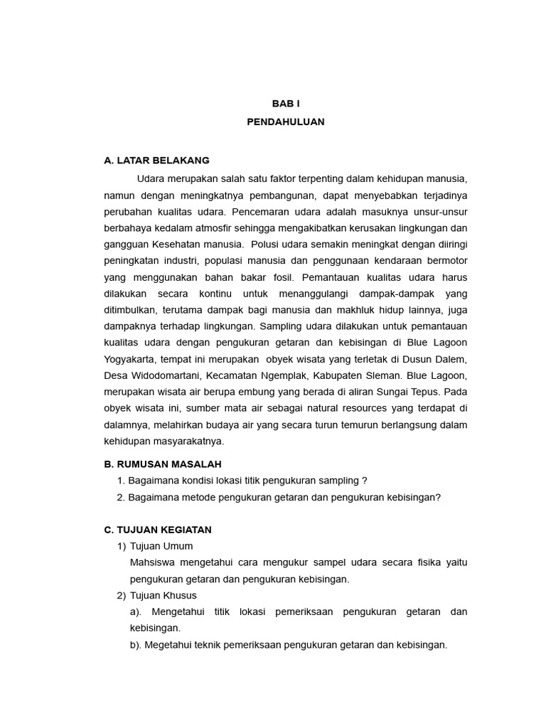 Teknik Sampling Udara | PDF | Sains & Matematika | Teknologi & Rekayasa