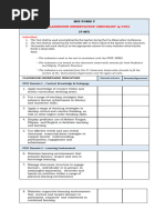 MIS FORM 4 Classroom Observation Checklist | PDF | Learning | Teachers
