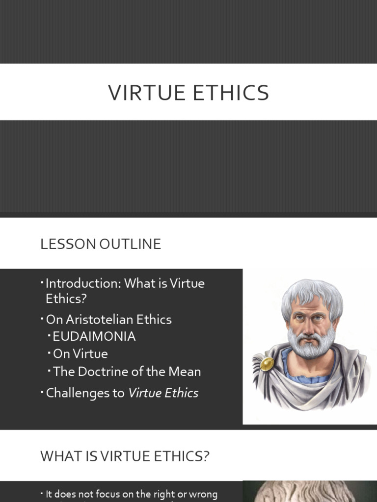 Virtue Ethics | PDF