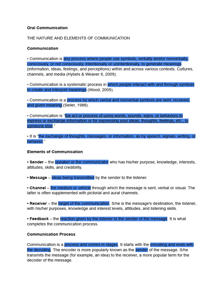 Reviewer Ni Tadeo Sa Oral Comm | PDF | Communication | Nonverbal ... Reviewer Ni Tadeo Sa Oral Comm | PDF | Communication | Nonverbal ...