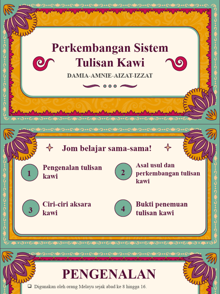 Perkembangan Tulisan Kawi | PDF