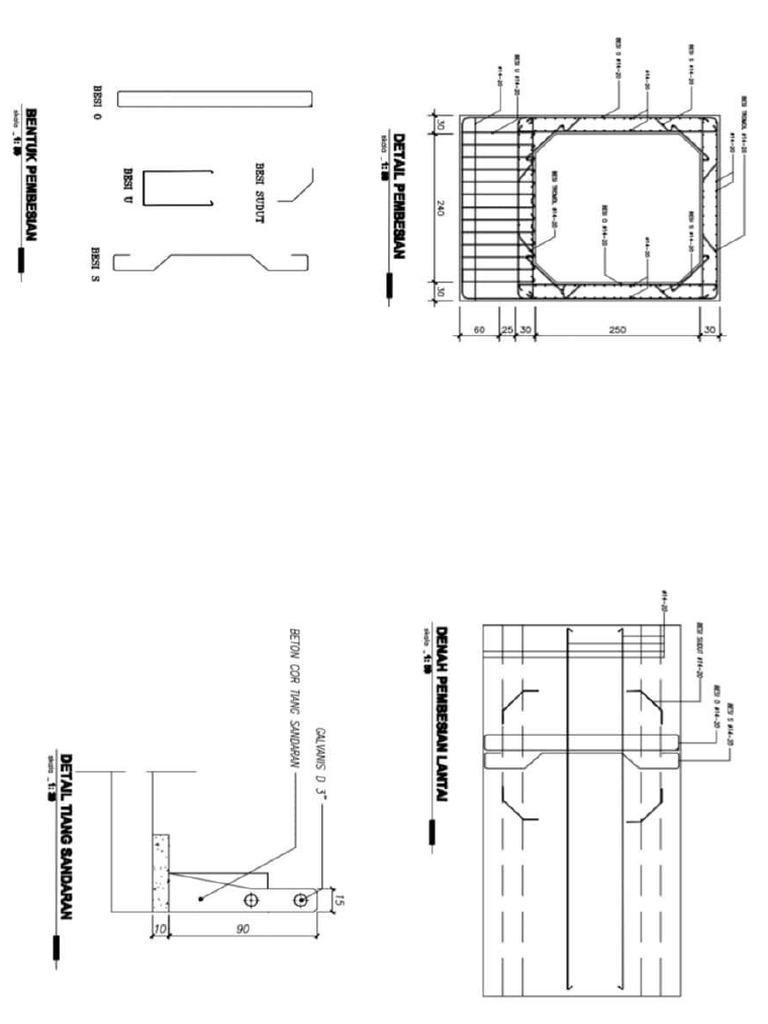Pembesian Box Culvert | PDF