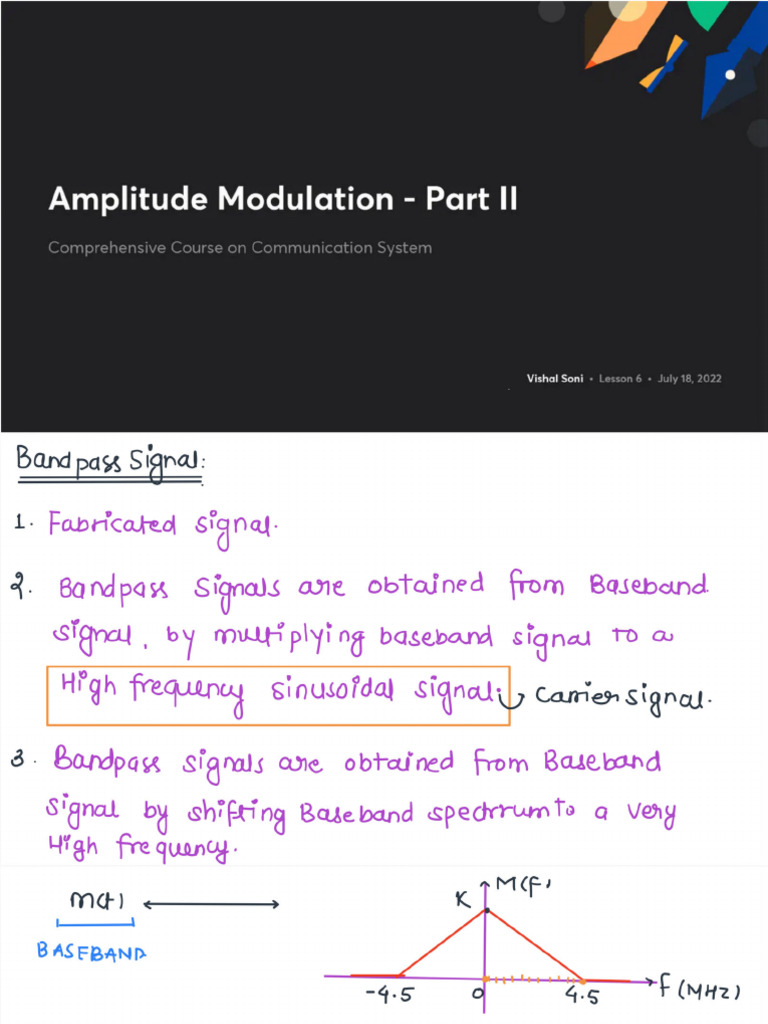 Amplitude Modulation - Part II With Anno 1666501367313 | PDF