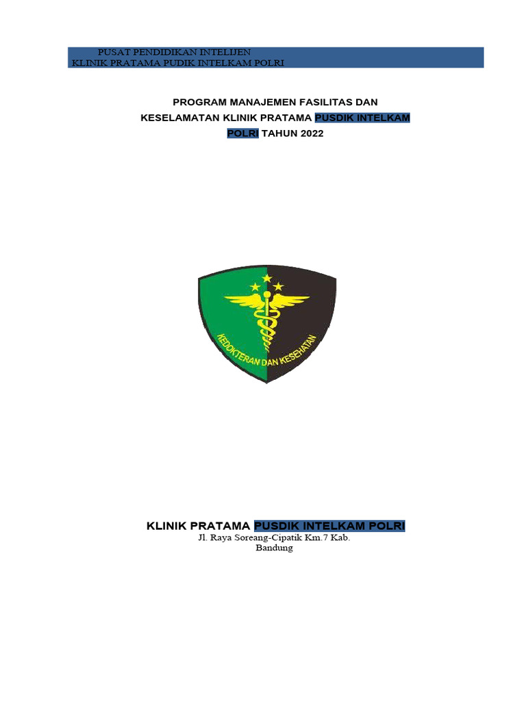 3.3 PROGRAM MFK KLINIK | PDF