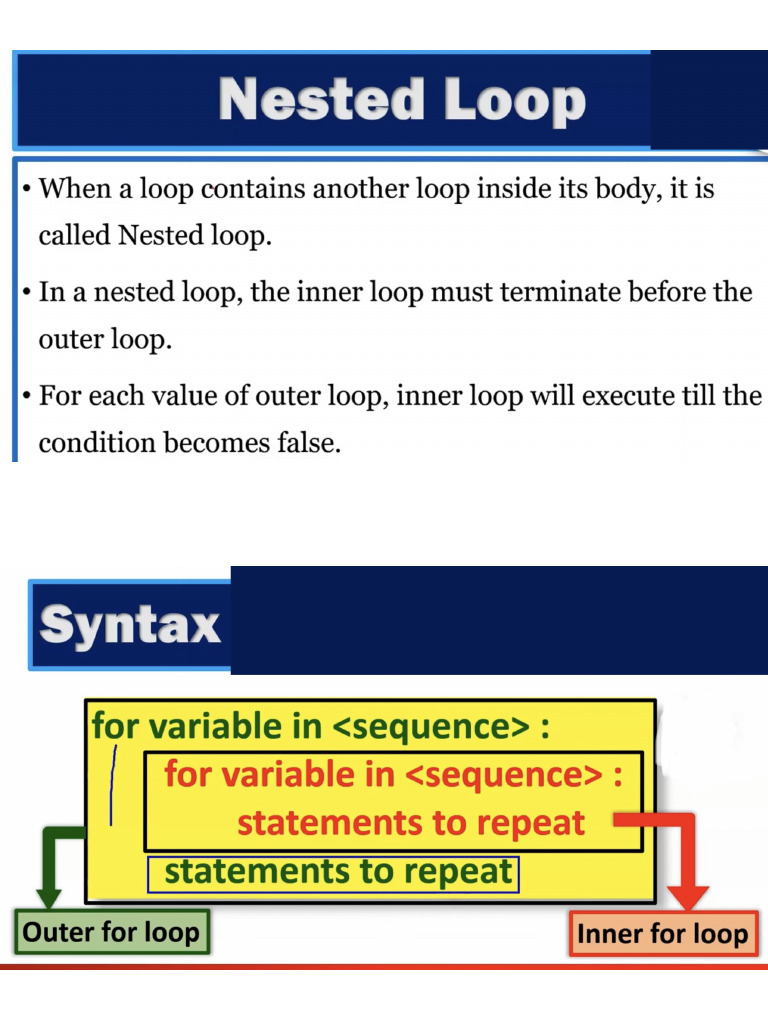 C11 LN 6 Nested For Loop | PDF