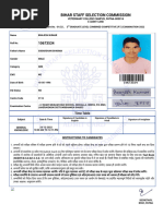 BBMKU - Admit Card | PDF