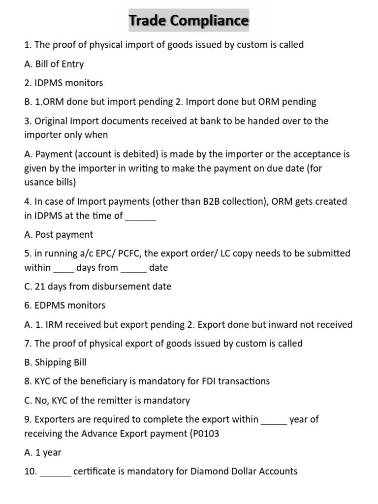 Trade Certification Level I ALL | PDF | Banks | Private Sector