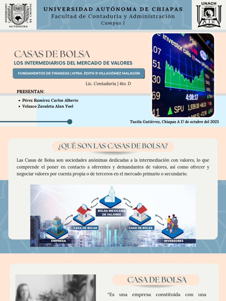 Casas de Bolsa | PDF | Bolsa | Inversiones