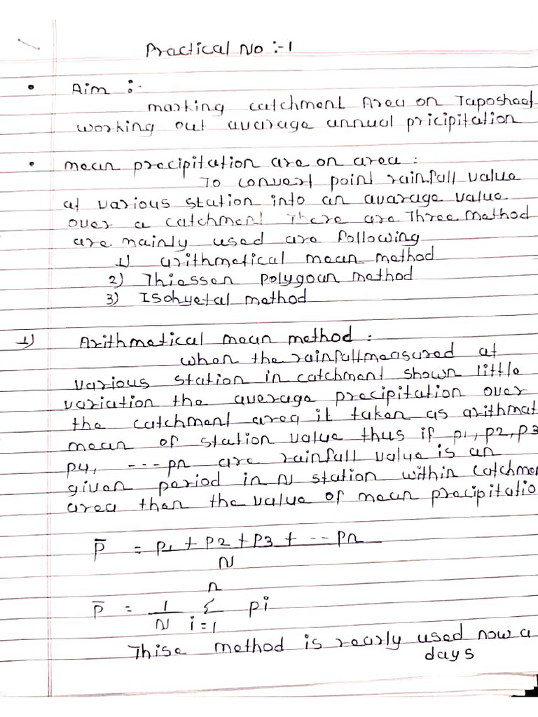 Hwre Practical No 1 Pdf
