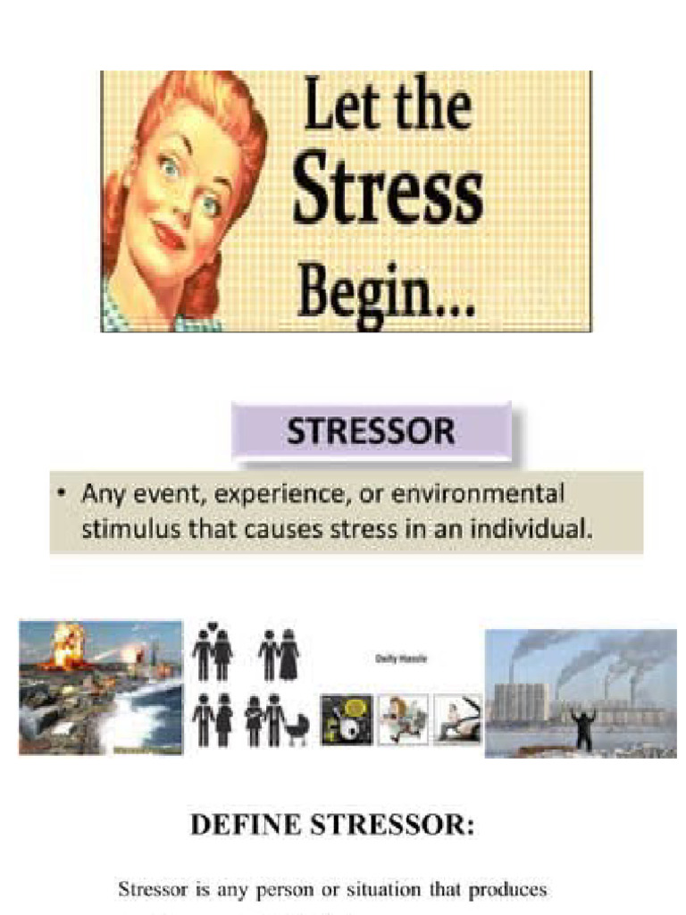 Kinds of Stressors | PDF | Stress (Biology) | Mental Health