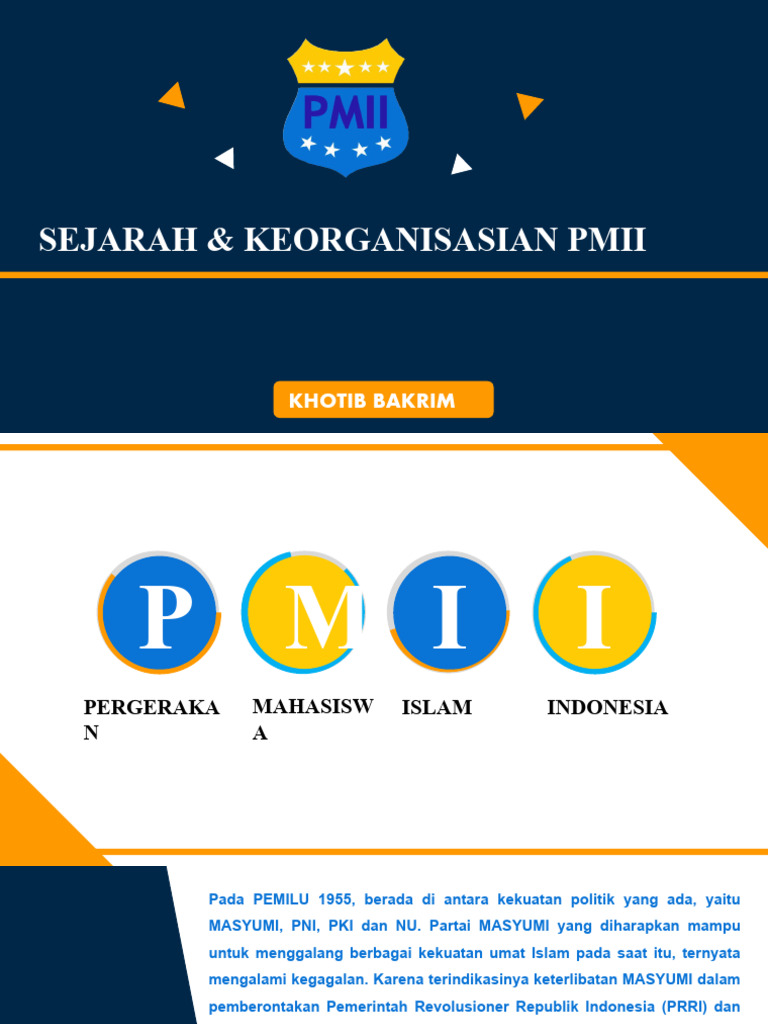 Sejarah Dan Keorganisasian Pmii | PDF