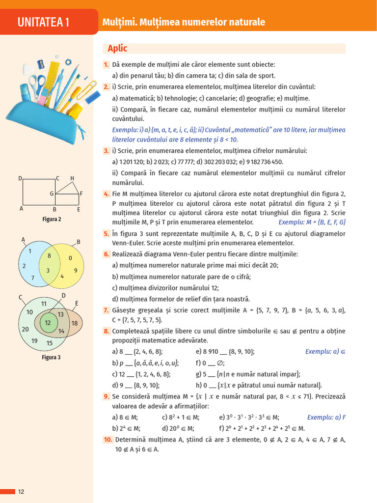 Lectia 1-Multimi-Manual | PDF