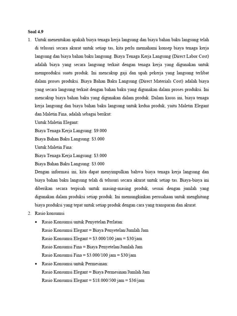 Jawaban Soal Akmen | PDF