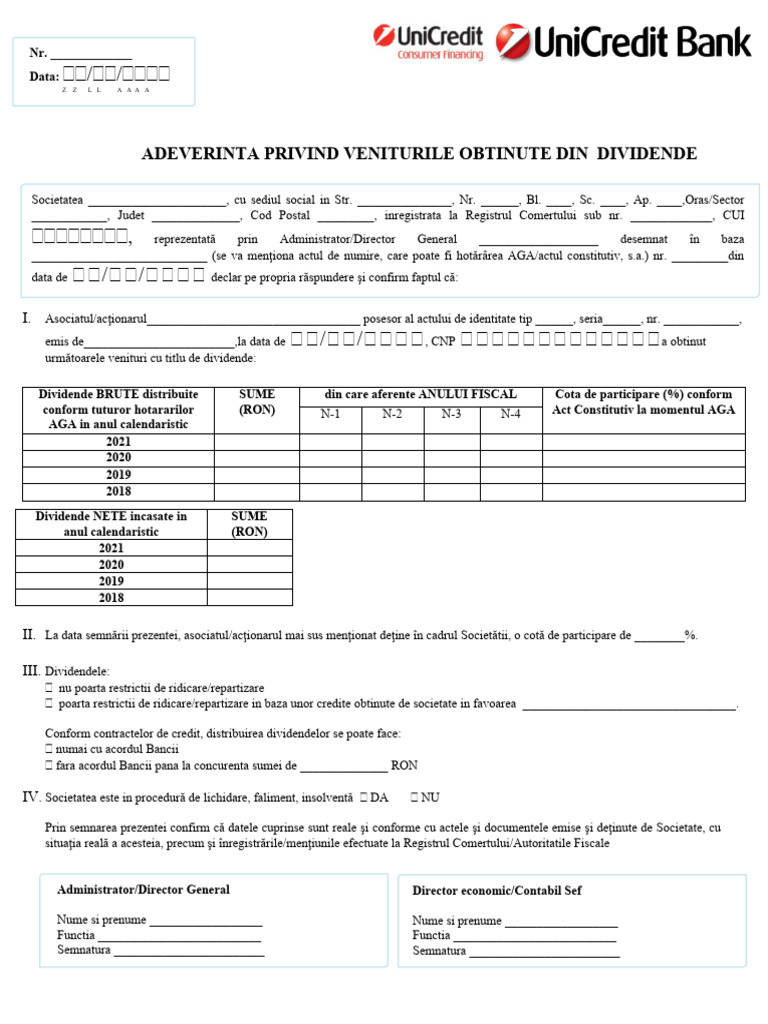 Adev Dividende | PDF
