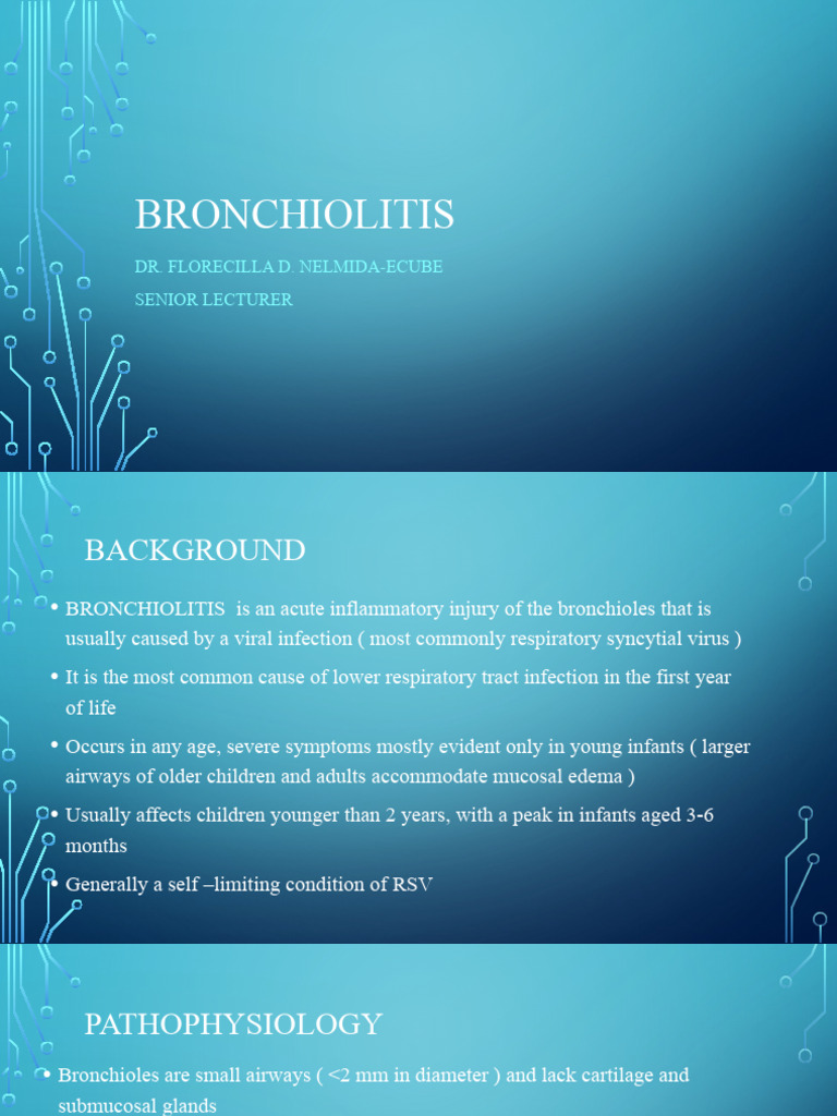 Bronchiolitis Fdne | PDF | Pneumonia | Asthma