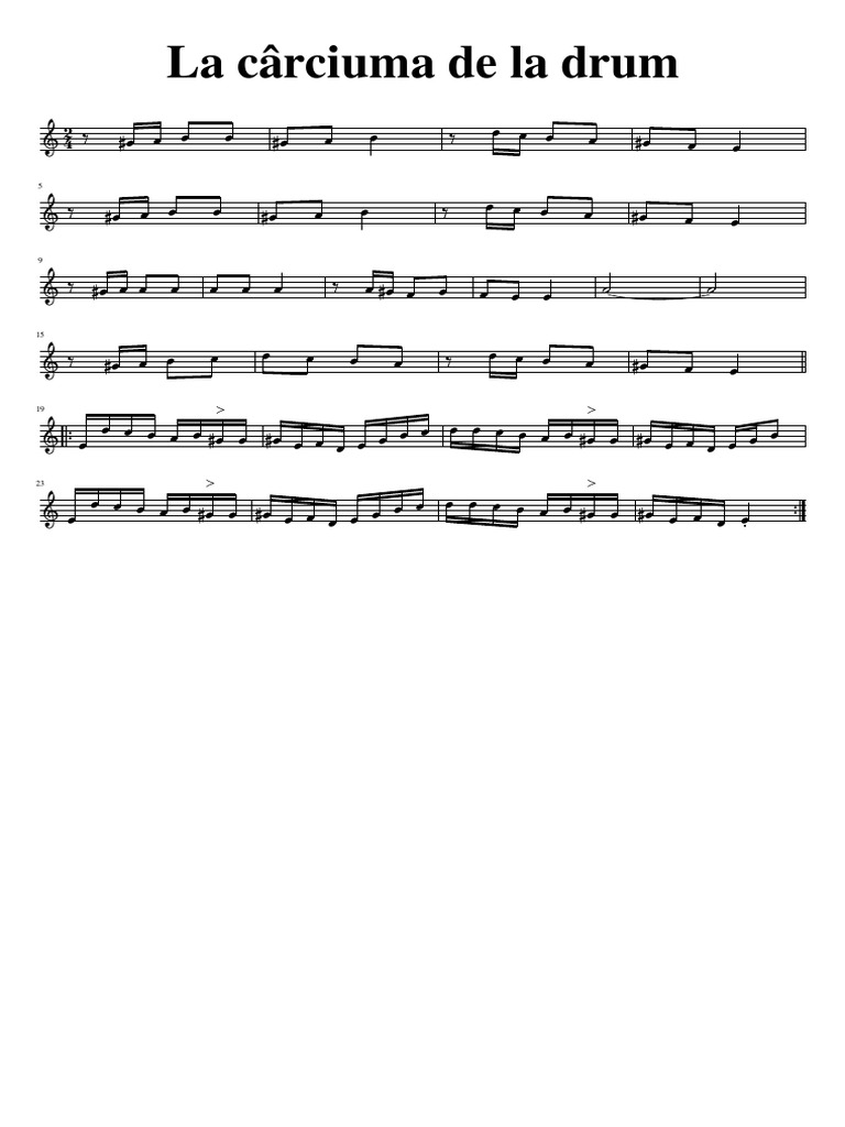 La Carciuma de La Drum | PDF