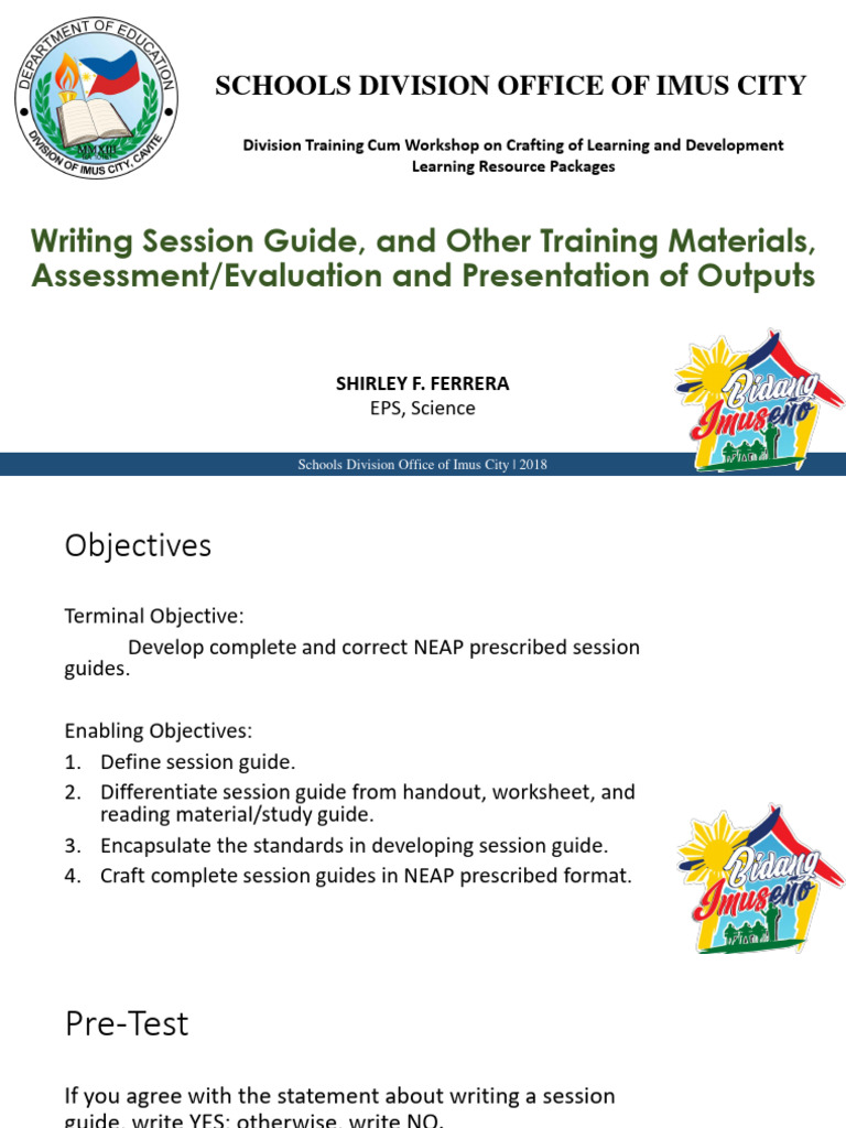 Slide Decks Writing Session Guide Final 1 | PDF