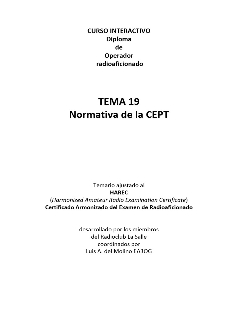Tema 19 | PDF