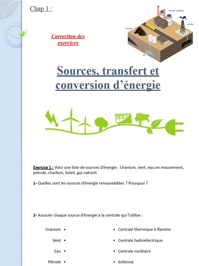 Correction Des Exercices | PDF
