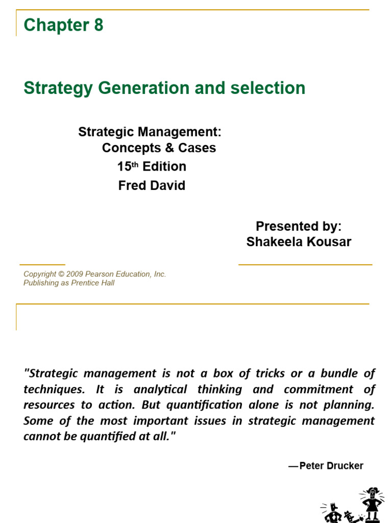 Chapter 8 Strategy Analysis and Choice | PDF | Strategic Management | Swot Analysis