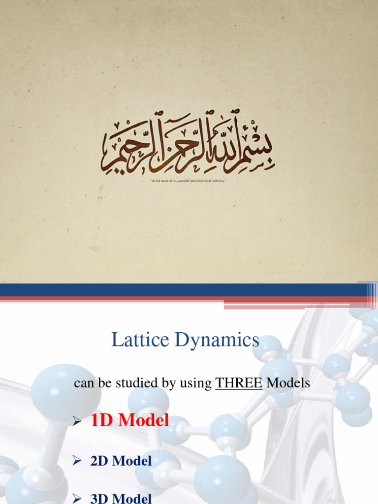 1-1D Monoatomic Chain | PDF | Nature | Physics