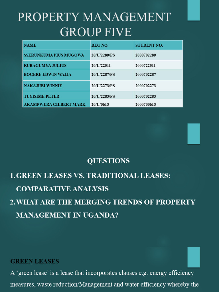 Property Management | PDF | Lease | Corporate Social Responsibility