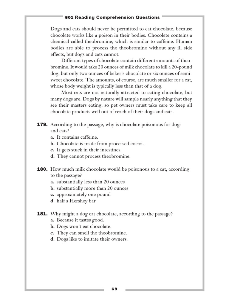 501 Reading Comprehension Questions: 6801 - 501 - Readingcompquest - 4E ...