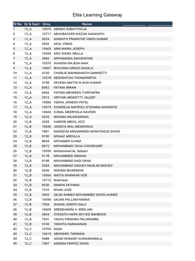 Elite Learning Gateway | PDF