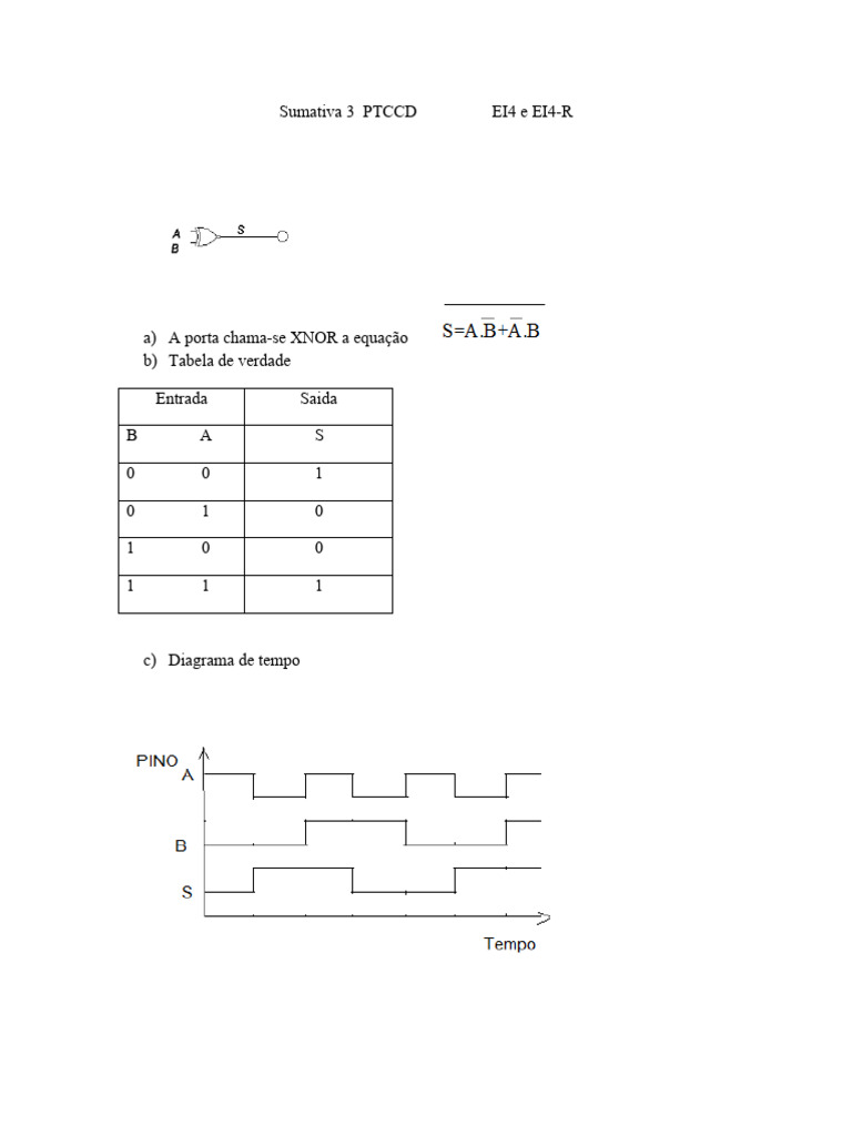 Sumativa 3 PTCCD Ei4 e Ei4 | PDF | Ciências Físicas | Eletricidade